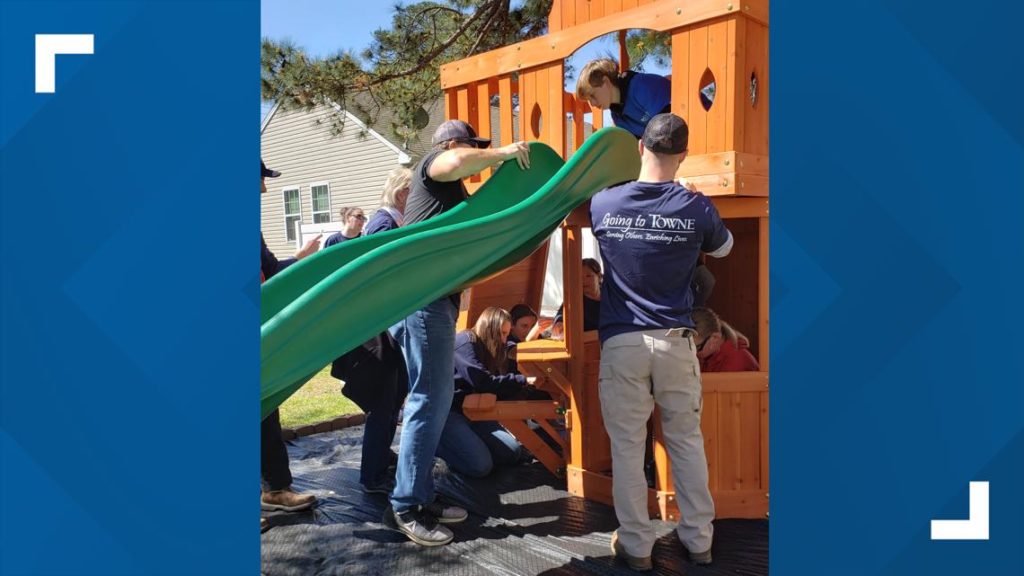 Roc Solid Foundation builds playset for girl battling cancer ...