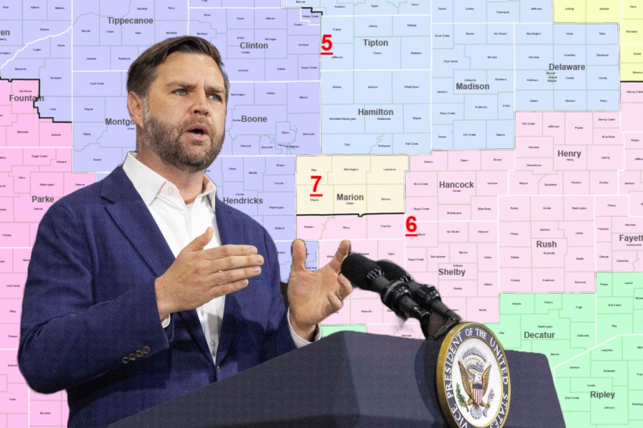JD Vance coming to Indiana to discuss possible redistricting with Gov ...